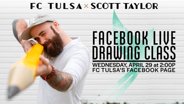 Local Artist Scott Taylor to Host FC Tulsa Drawing Class - FC Tulsa