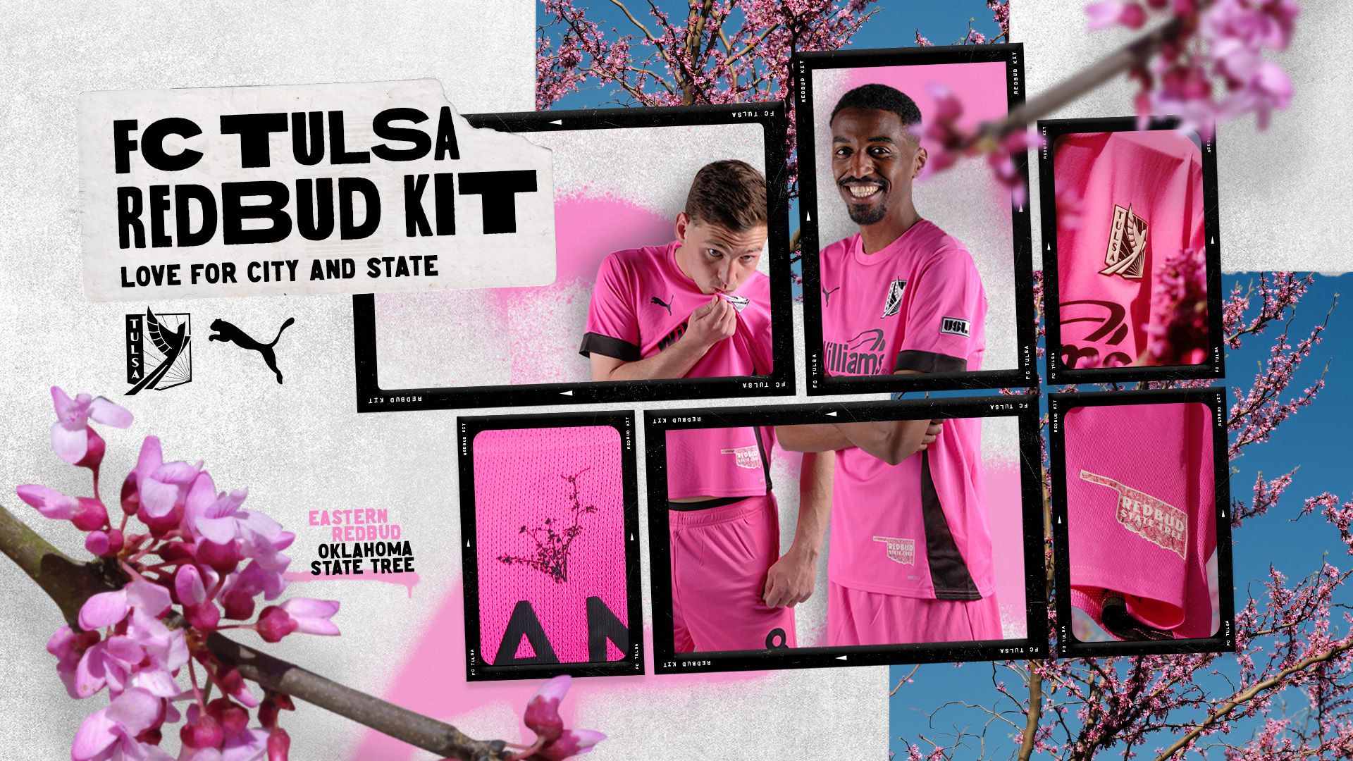 FC Tulsa Unveils Pink Jersey Inspired by Eastern RedBud Tree - FC Tulsa